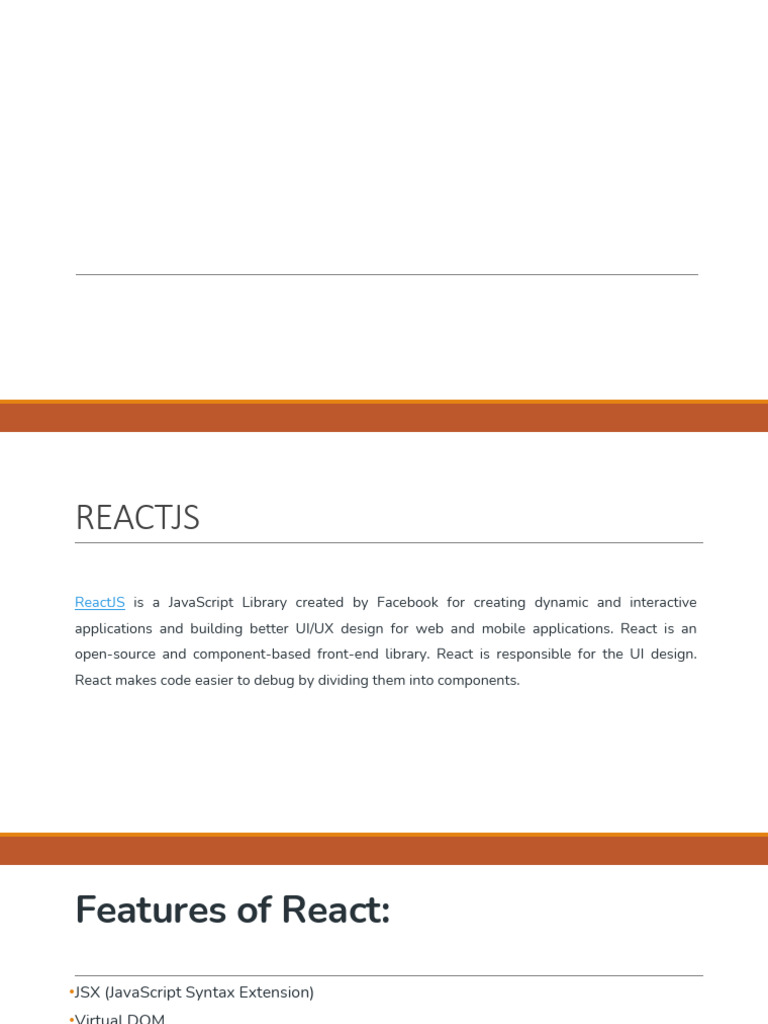 React JS | PDF | Document Object Model | Java Script React JS | PDF | Document Object Model | Java Script