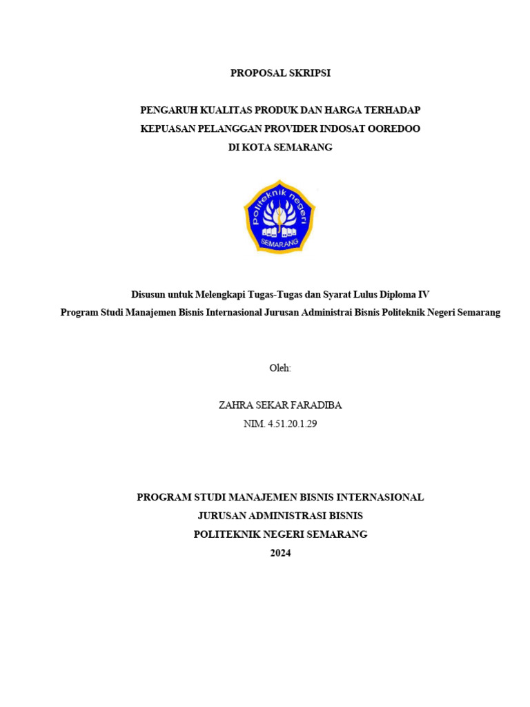 Uas Sempro 2024 - Zahra Sekar Faradiba - 27 - Mbi4b | PDF