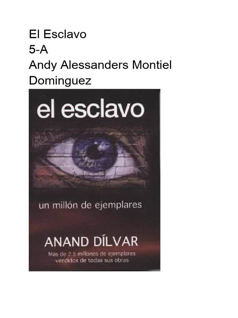 El Esclavo Pdf