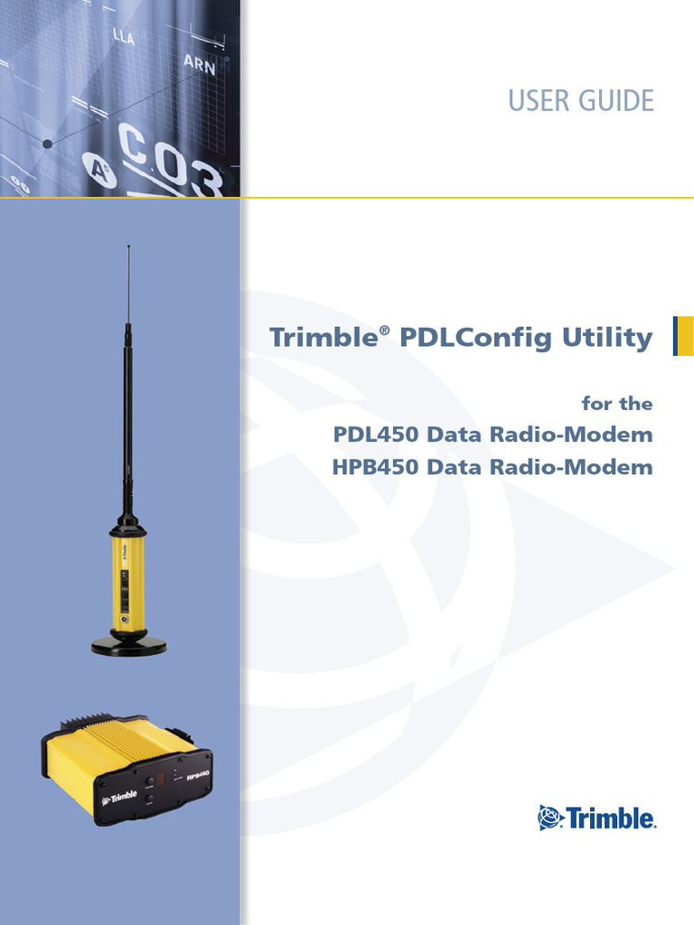 Trimble PDL Config Utility | PDF | Radio | Electromagnetic Interference