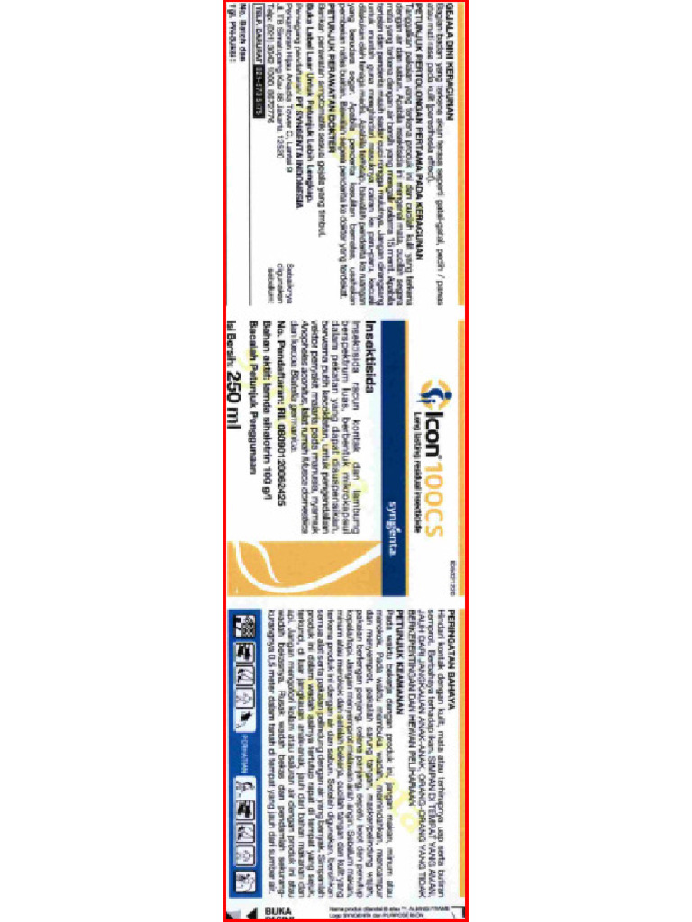 Label Icon 100CS 2011 | PDF