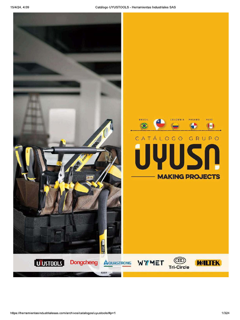 Catálogo UYUSTOOLS - Herramientas Industriales SAS | PDF