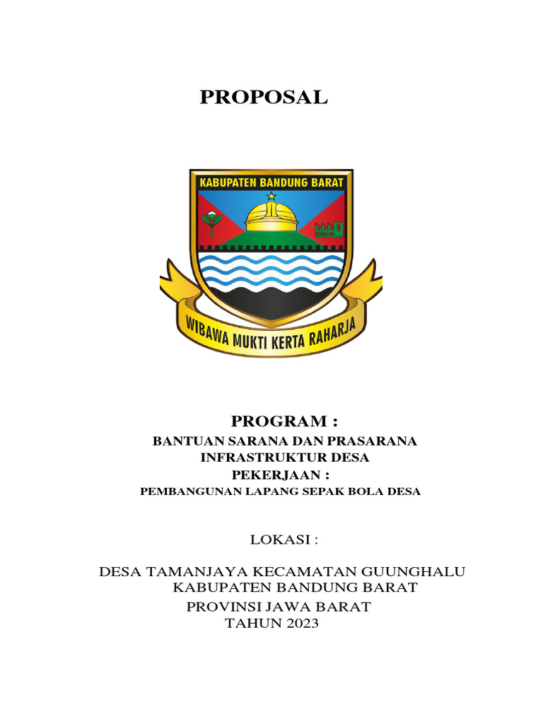 Proposal Desa | PDF
