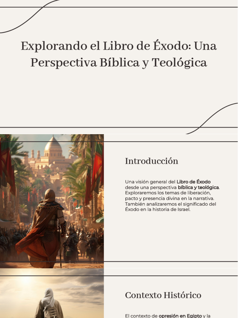 Análisis Teológico Del éxodo Pdf