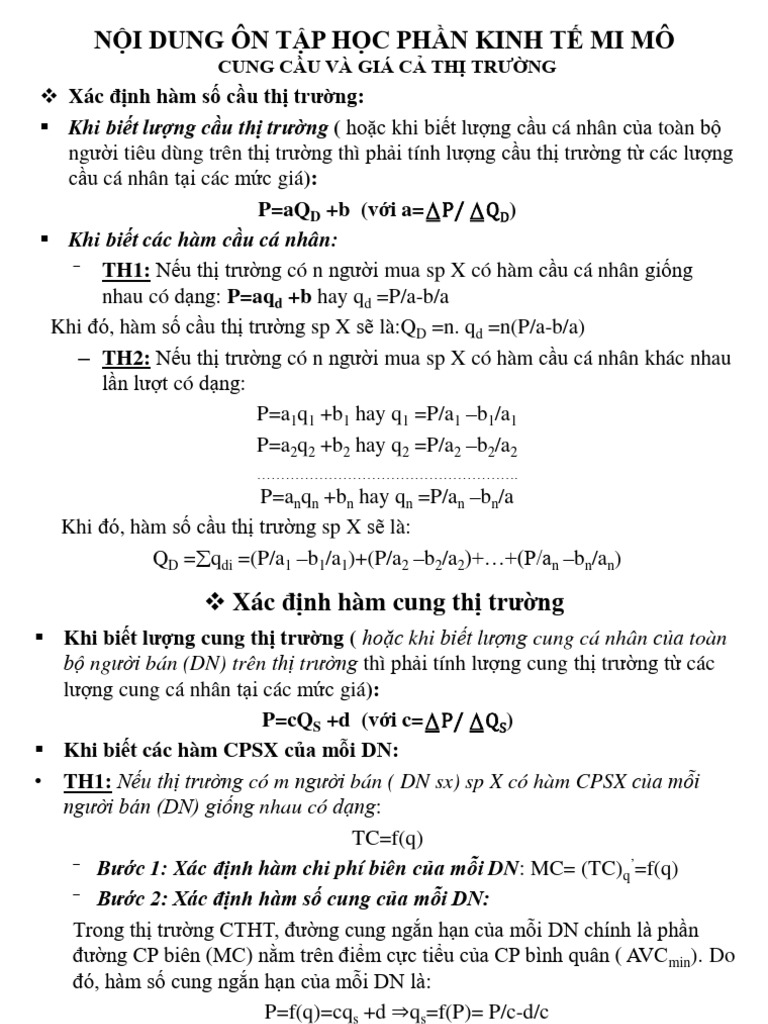 Buổi 15 - NỘI DUNG ÔN TẬP KTVM | PDF
