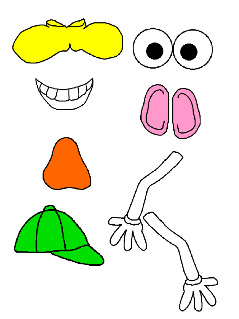 Mr potato cut and paste | PDF