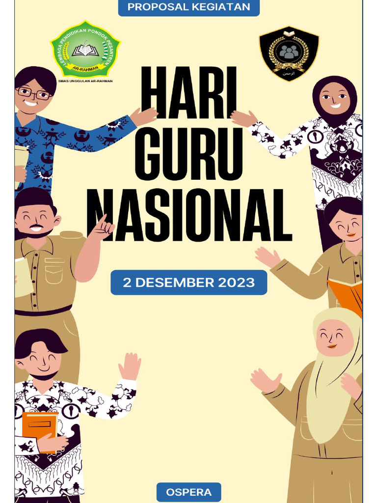 Proposal Hari Guru 2023-2024 | PDF