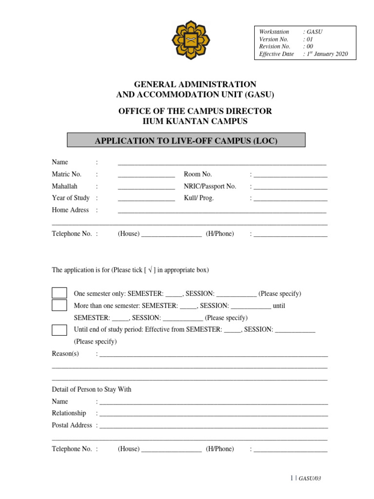 Loc Form | PDF | Government And Personhood