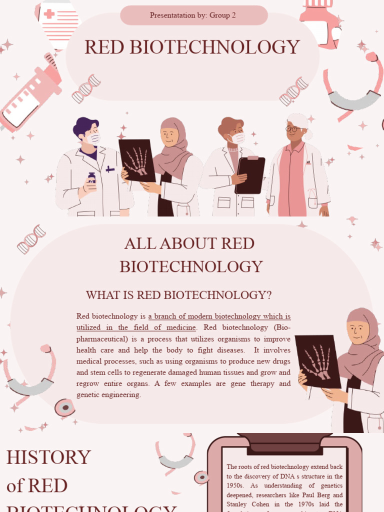 Understanding Red Biotechnology in Medicine | PDF | Biotechnology ...