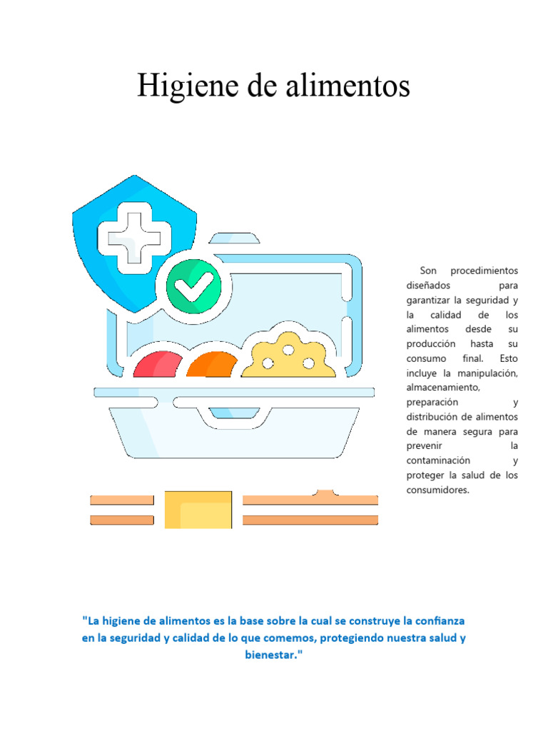 Higiene de Alimentos | PDF | Seguridad alimenticia | Alimentos