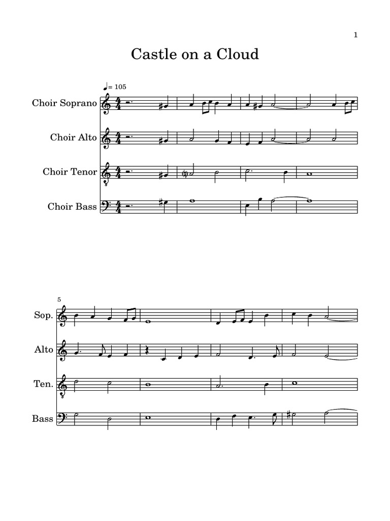 Castle On A Cloud | PDF | Language Arts & Discipline | Art