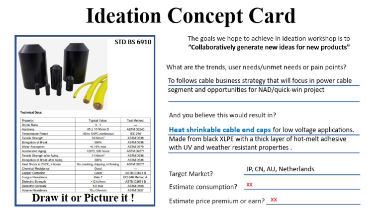Ideation Concept Card | PDF