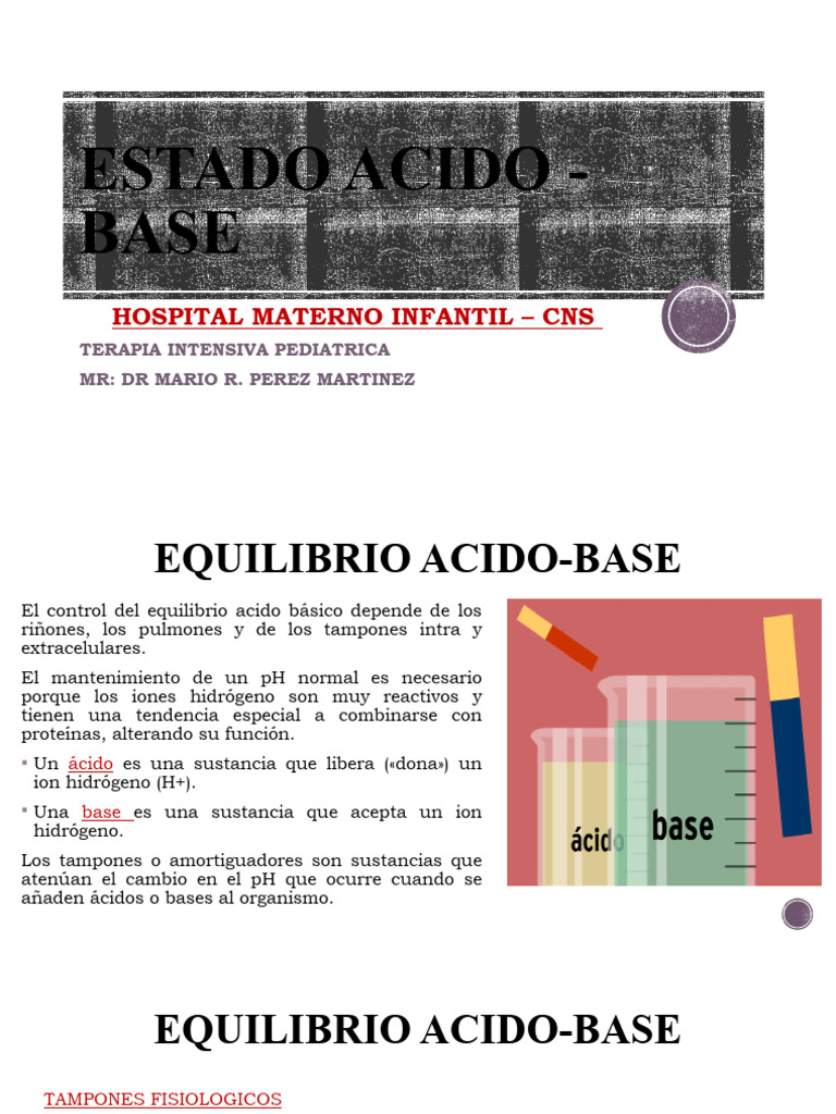 Estado Acido - Base | PDF | Solución tampón | Química