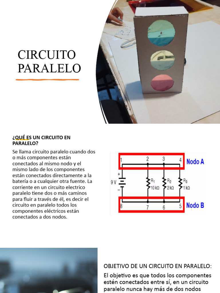 Circuito Paralelo | PDF | Red eléctrica | Corriente eléctrica