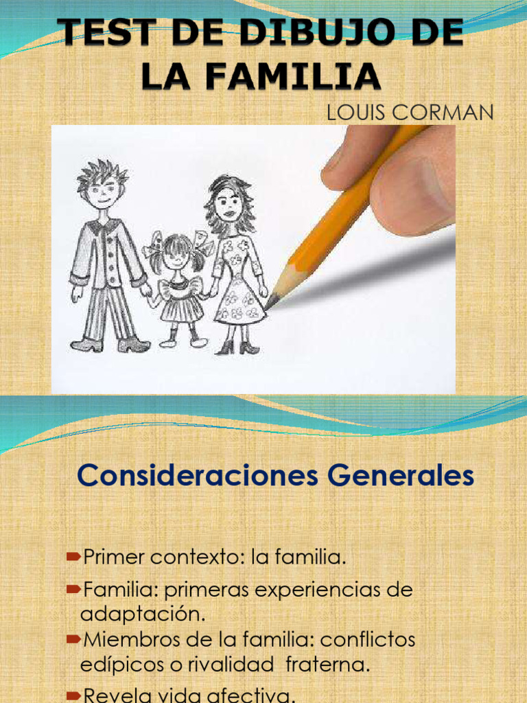 Clase 14 TEST DEL DIBUJO DE LA FAMILIA | Descargar gratis PDF | Amor ...