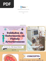 Técnica de Fístula Arteriovenosa FAVI | PDF | Hemodiálisis | Sistema ...