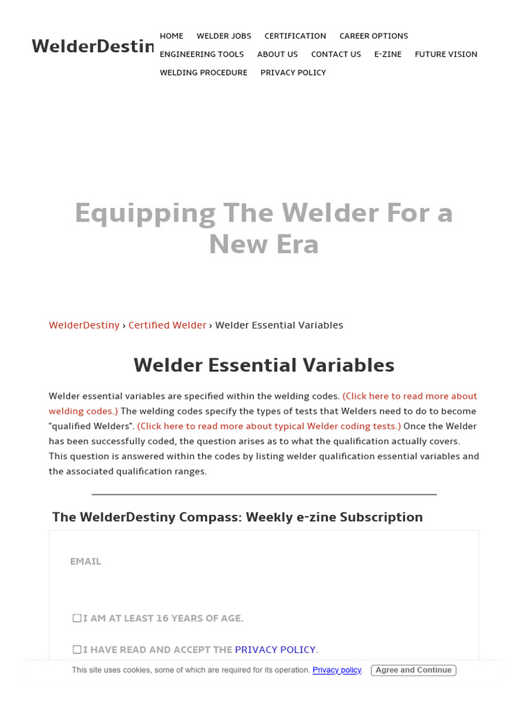 Welder Essential Variables Explored and Explained | PDF | Welding | Construction