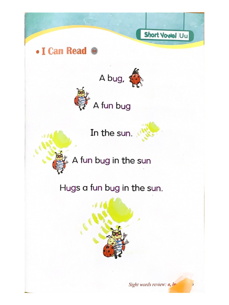 Short Vowel Uu | PDF
