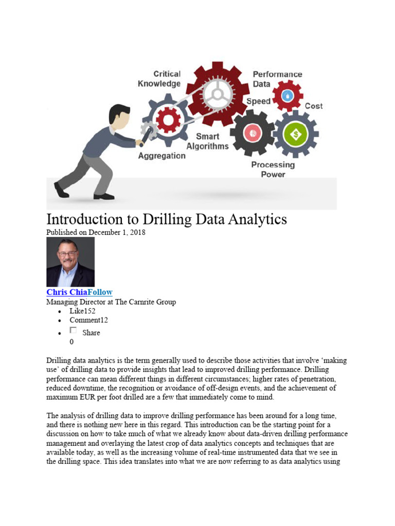 Drilling Data Analytics | PDF | Analytics | Data