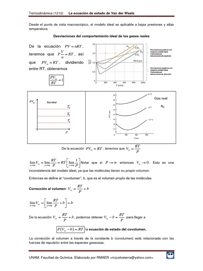 Clase 10A | PDF | Gases | Física Matemática