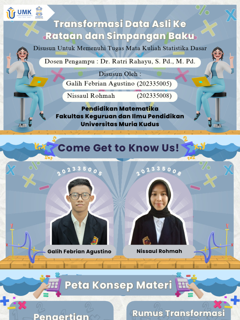 PPT Transformasi Data - Statistika Dasar | PDF
