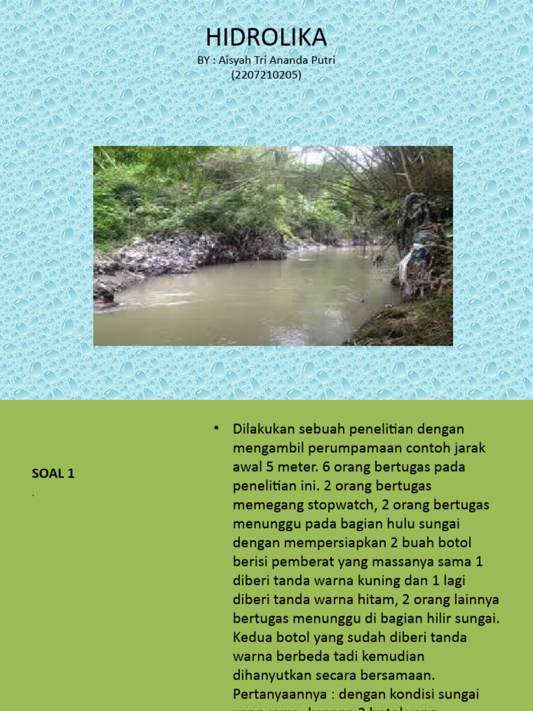 HIDROLIKA PPT | PDF