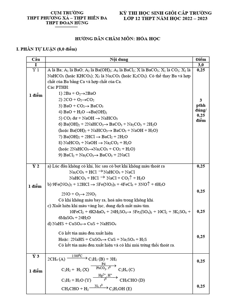 HDC HSG Hoa 12 | PDF