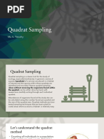 Quadrat Sampling | PDF | Sampling (Statistics) | Vegetation