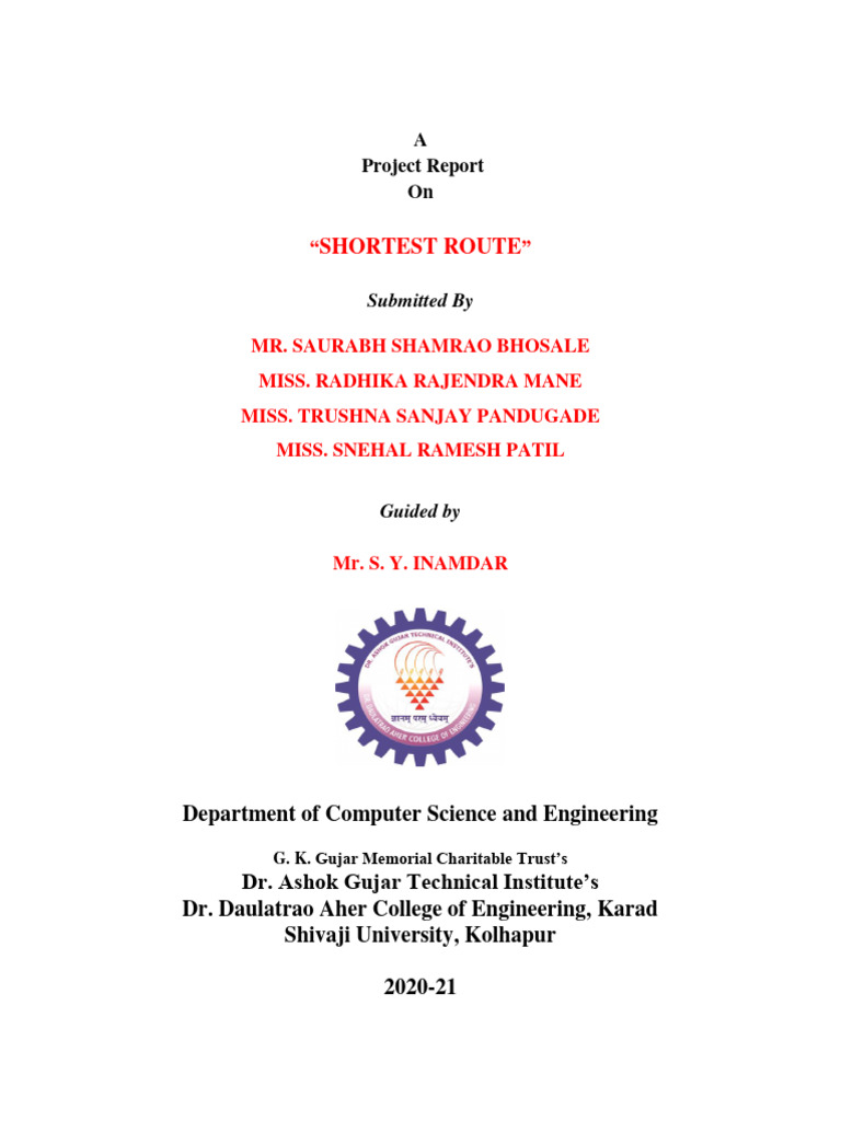 Trushna Report Mini Project | PDF | Vertex (Graph Theory) | Computer Science