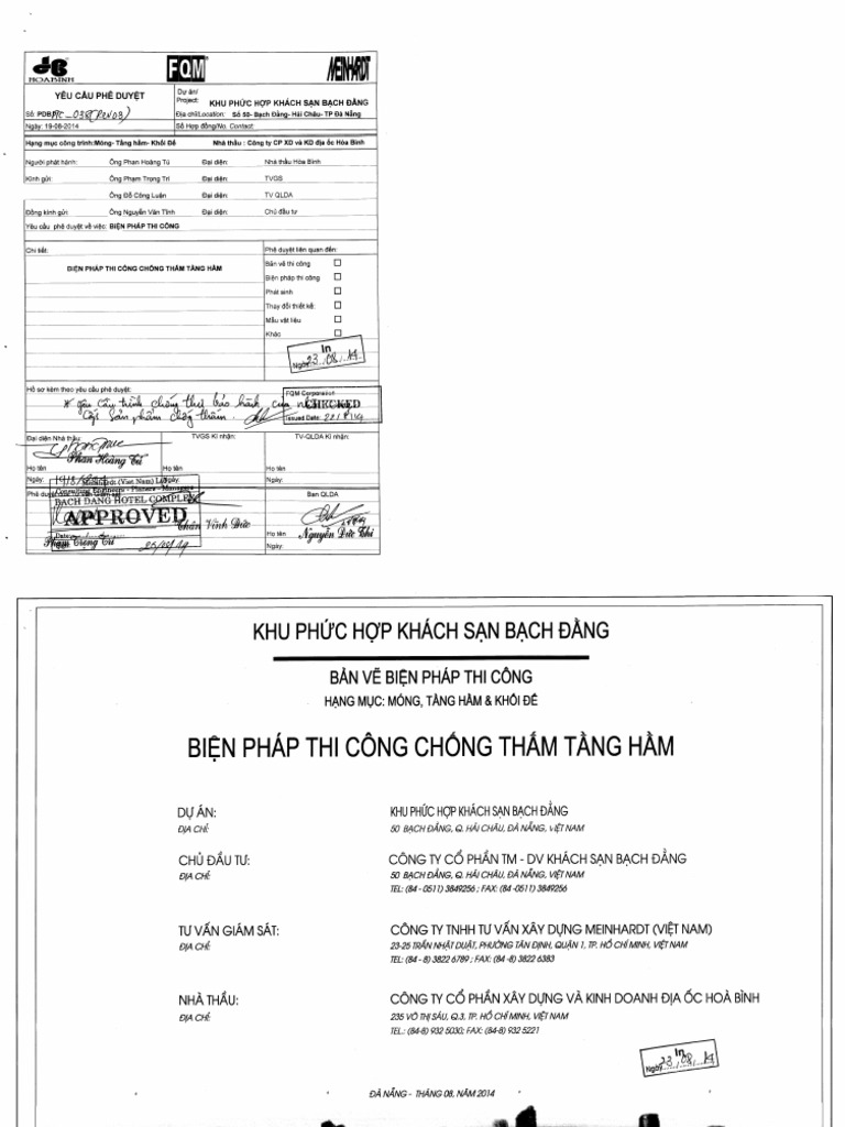 038-REV03. Bien Phap Thi Cong Chong Tham Tang Ham | PDF