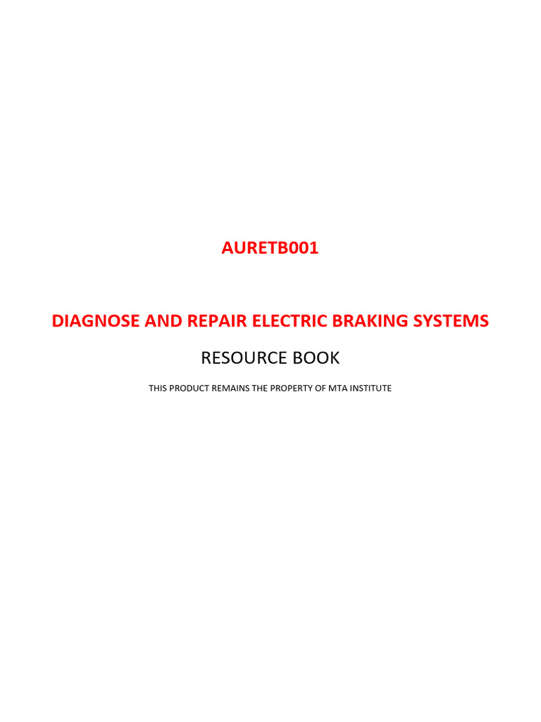 Braking Systems | PDF | Electromagnetic Induction | Brake