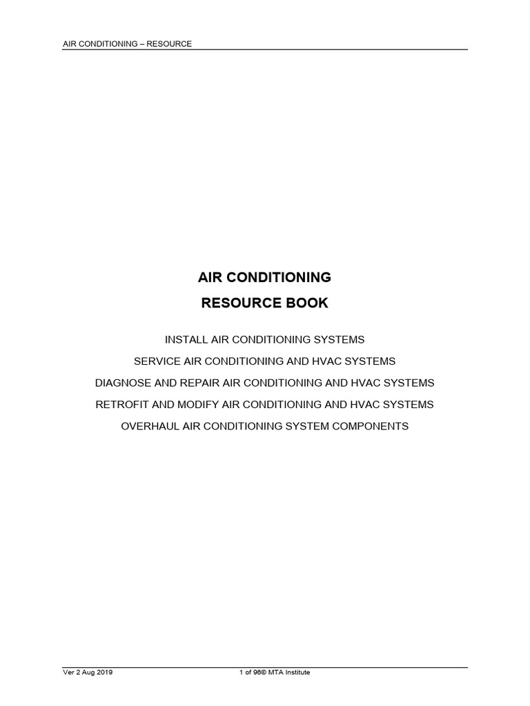 Air Conditioning System Training Guide | PDF | Chlorofluorocarbon | Boiling