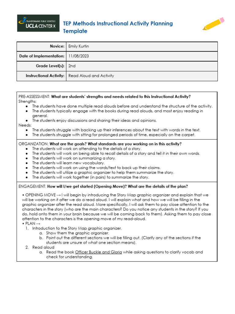 observation 1 lesson plann | PDF | Reading Comprehension | Neuroscience observation 1 lesson plann | PDF | Reading Comprehension | Neuroscience