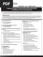 IUM-CDeL Distance Learning Programs 2024 | PDF | Bachelor's Degree ...