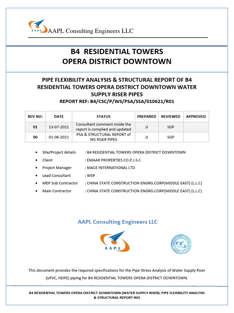 Hdpe Upvc Riser Report | PDF | Structural Analysis | Stress (Mechanics)