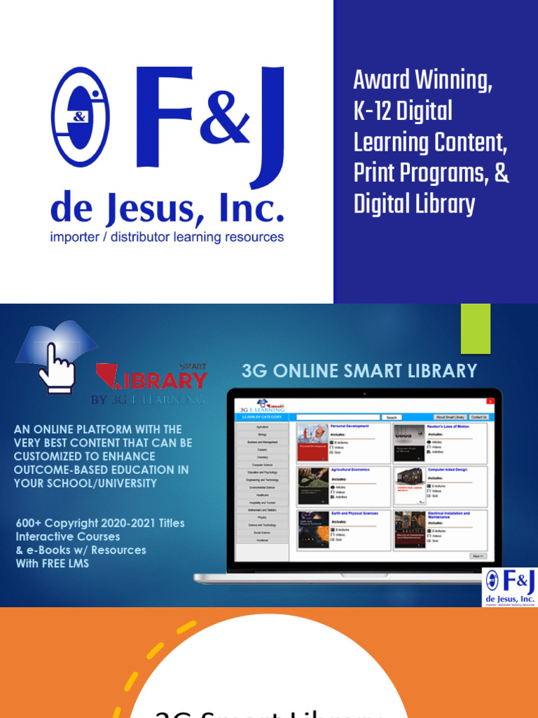 3G Online Smart Library - Features and Navigation Training | PDF ...