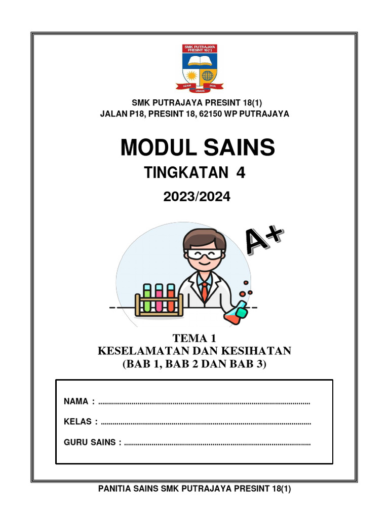 COVER MODUL SAINS T4 TEMA 1-Merged | PDF