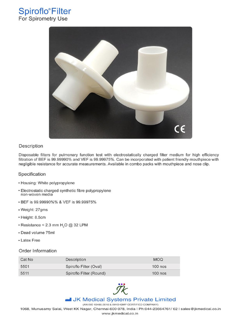 Spiroflo Filter 1 | PDF