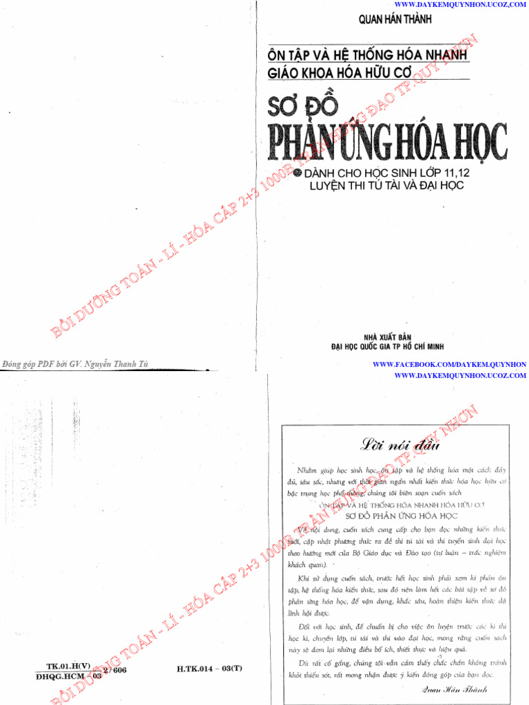 [Lib24.Vn] So Do Phan Ung Hoa Hoc Huu Co Quan Han Thanh | PDF