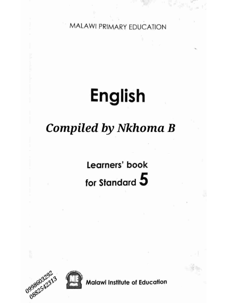STD 5 English LB | PDF