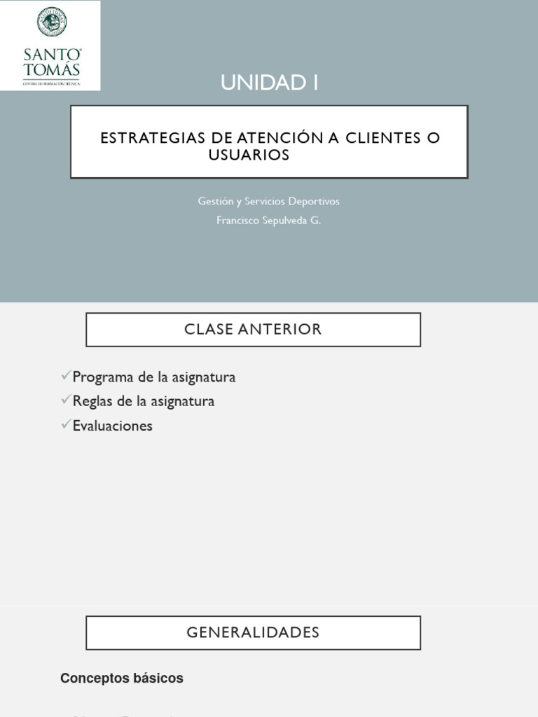 Unidad 1 Semana 1 | PDF