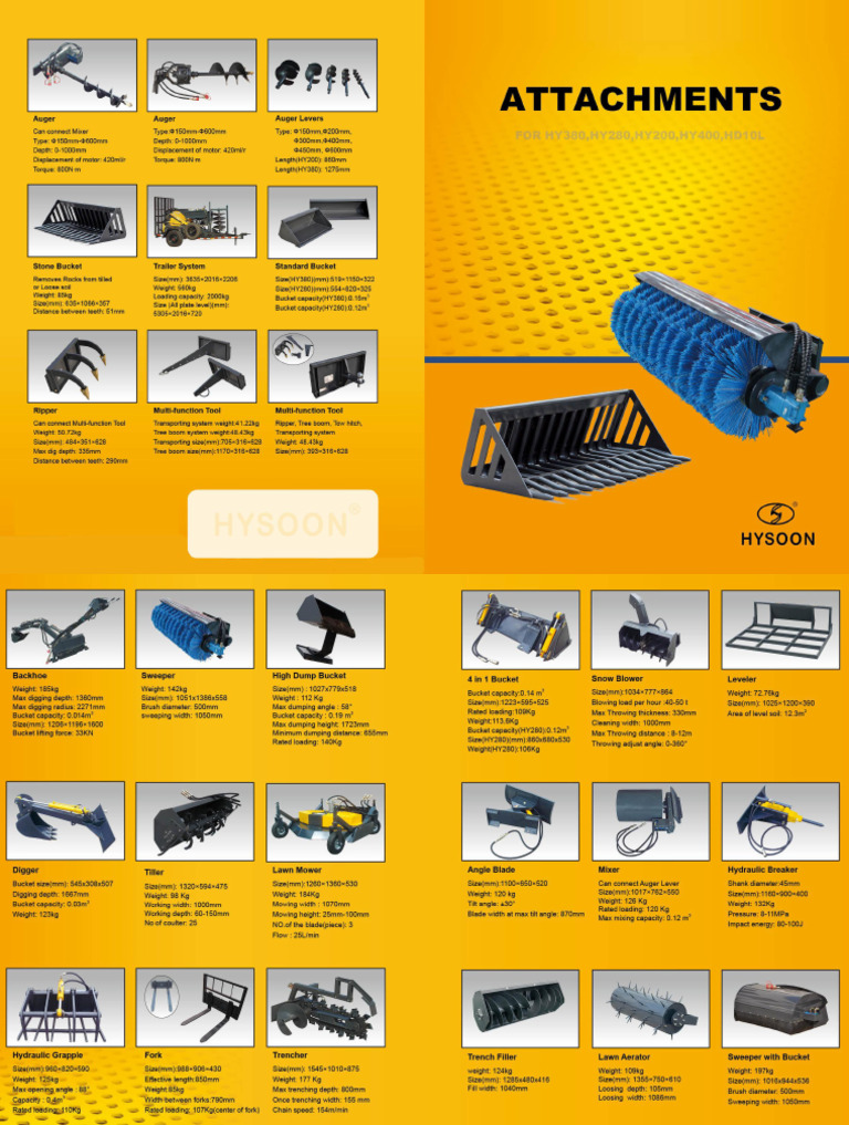 HYSOON Attachment | PDF