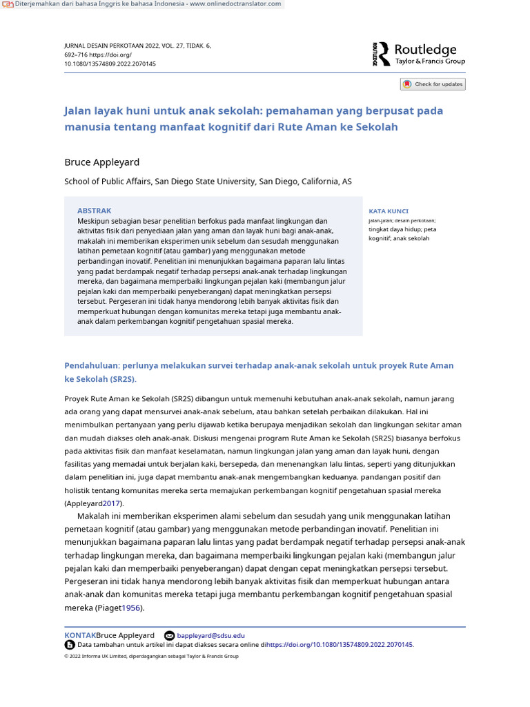 SR2S CHILDRENHOOD Jurnal - En.id | PDF | Ilmu Sosial | Sains & Matematika