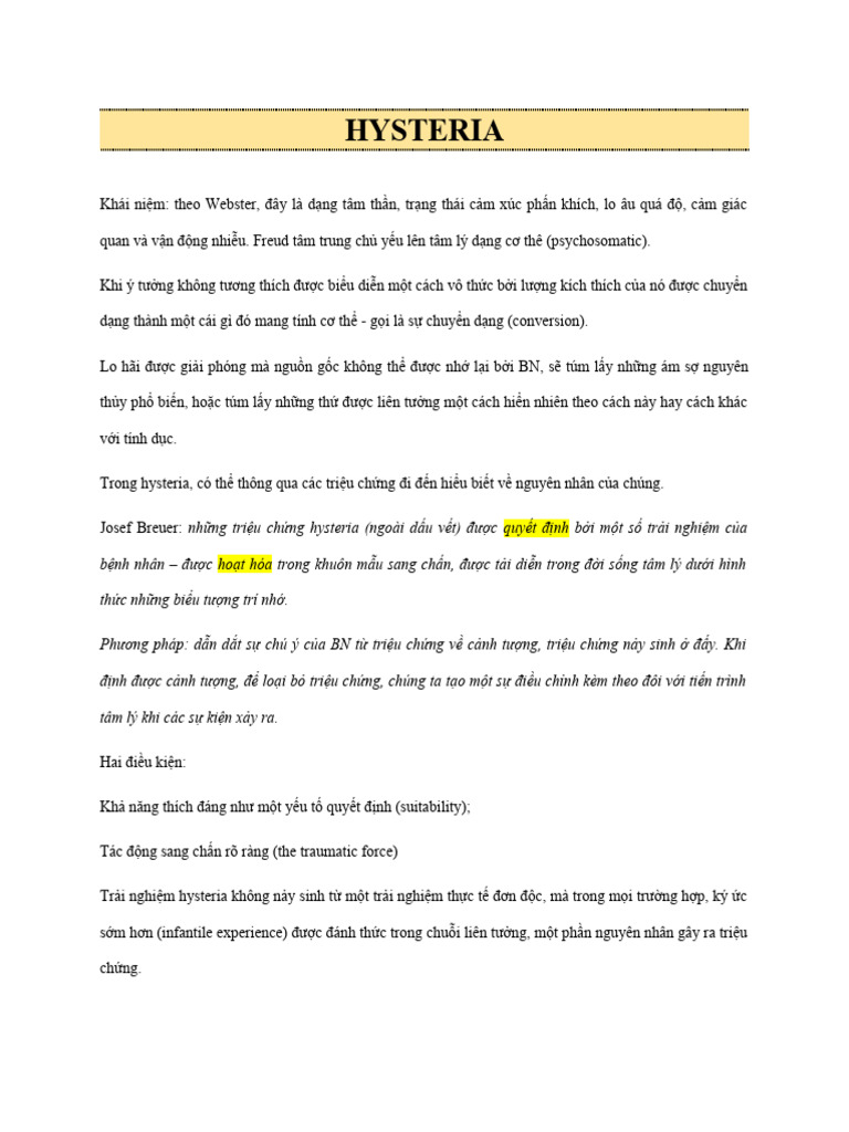 HYSTERIA | PDF