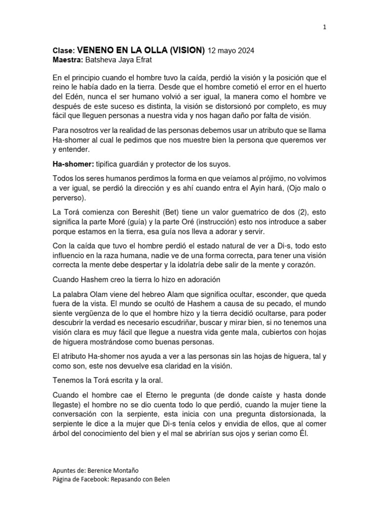 Veneno en La Olla - (Vision) | PDF