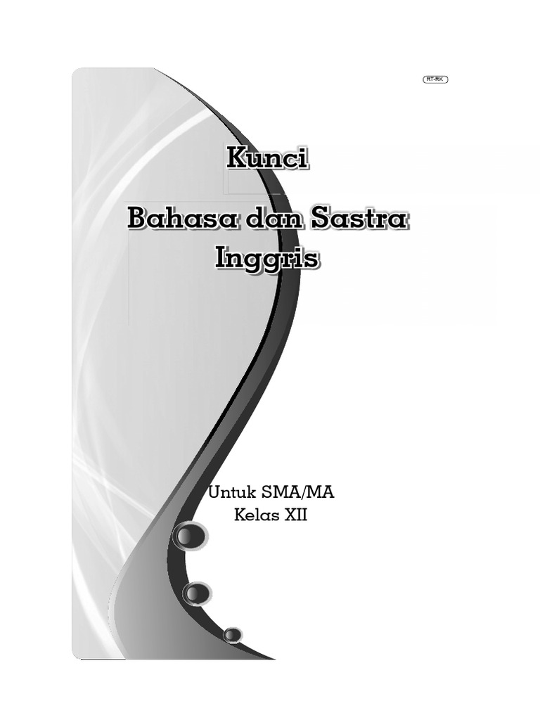 Kunci Bahasa Dan Sastra Inggris 12 | PDF | Syntax
