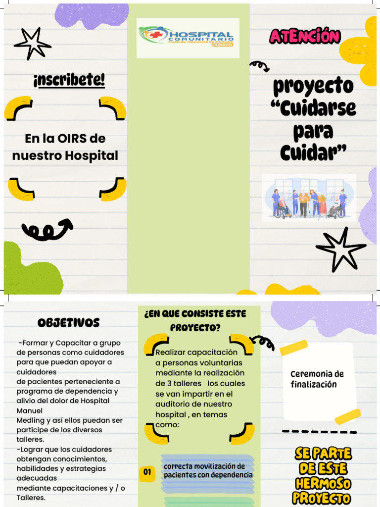 Capacitación para Cuidadores en Hospital Manuel Medling | PDF