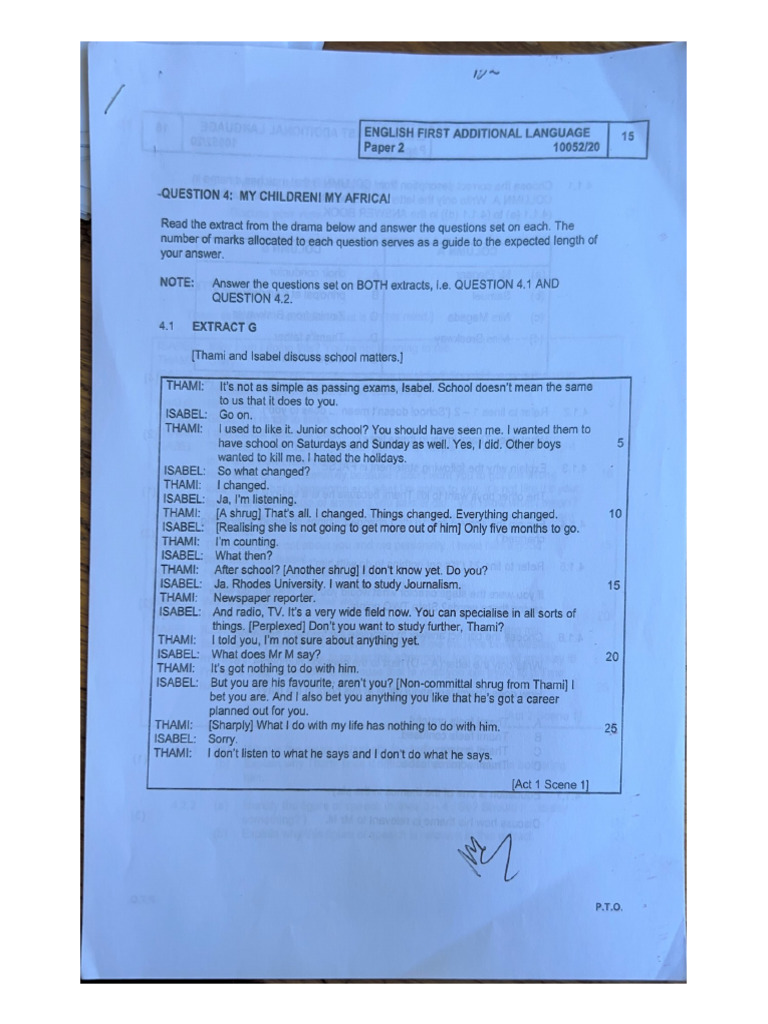 English First Additional Language | PDF