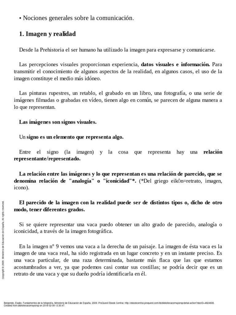 Fundamentos - de - La - Fotografía - Imagen y Realidad (PG - 18 - 23) | PDF | Imagen | Vacas