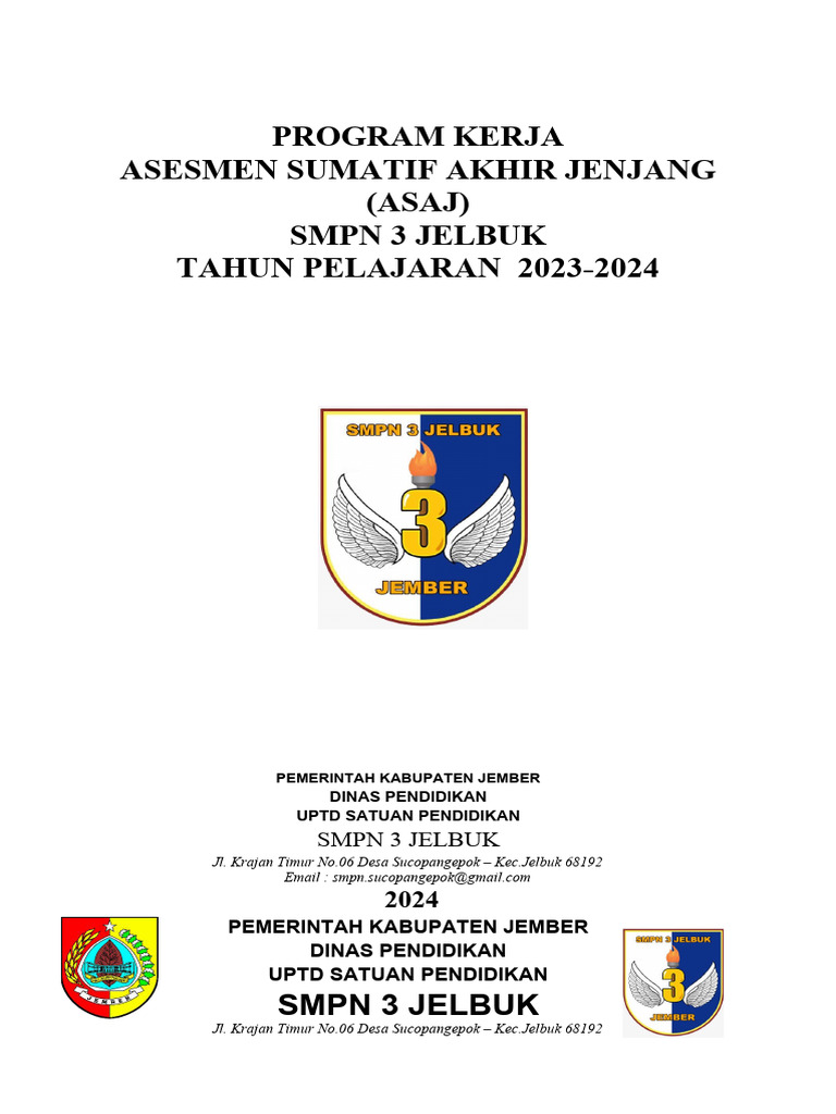 SK Panitia & Proker Asaj 2023-2024 | PDF